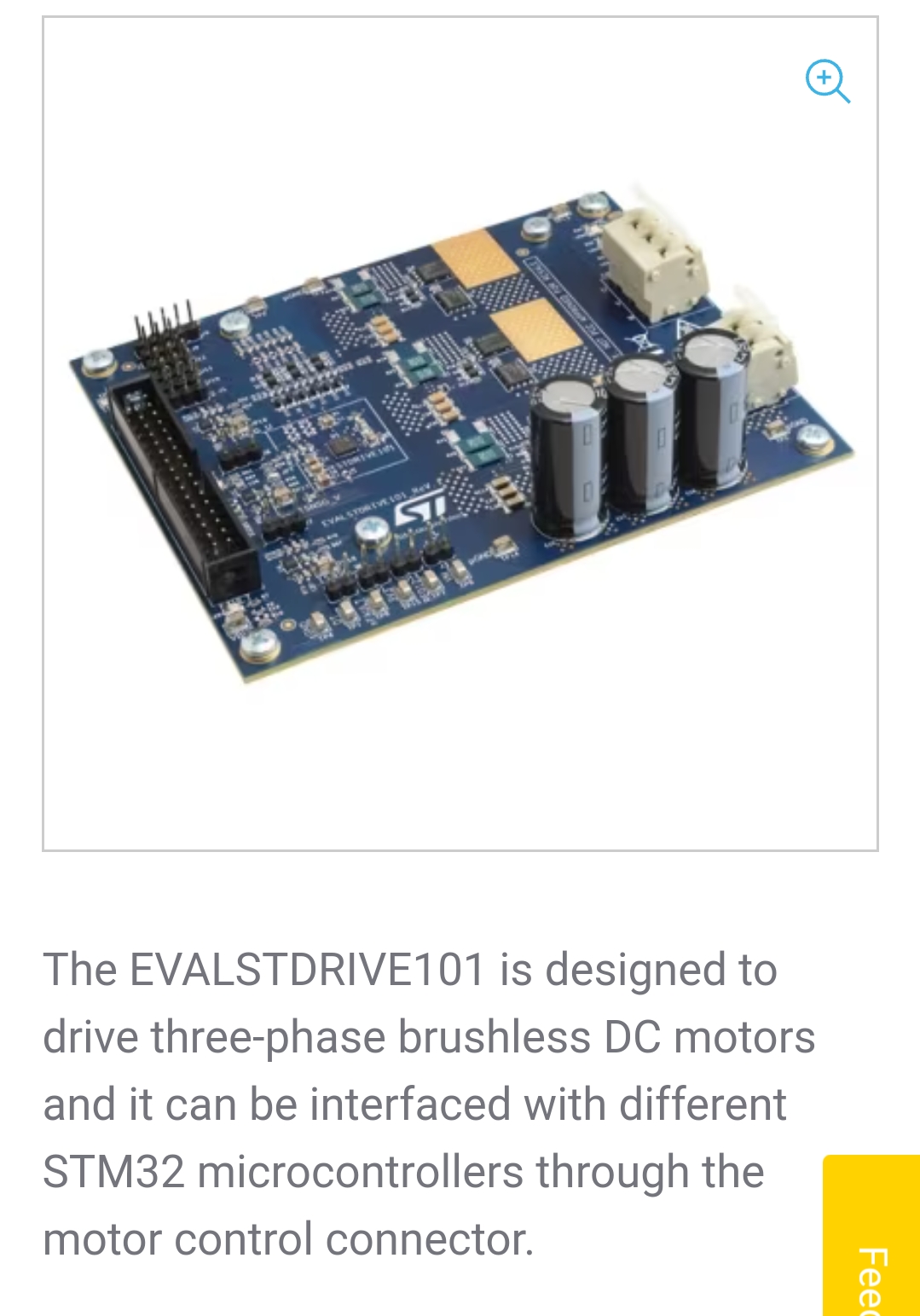 Solved: Can EVALSTDRIVE101 drive a BLAC motor? - STMicroelectronics Community