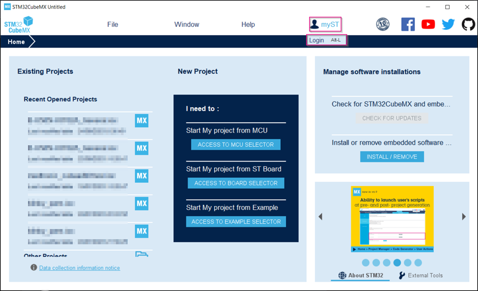 How To Install X Cube Ai Through Stm32cubemx Stmicroelectronics Community