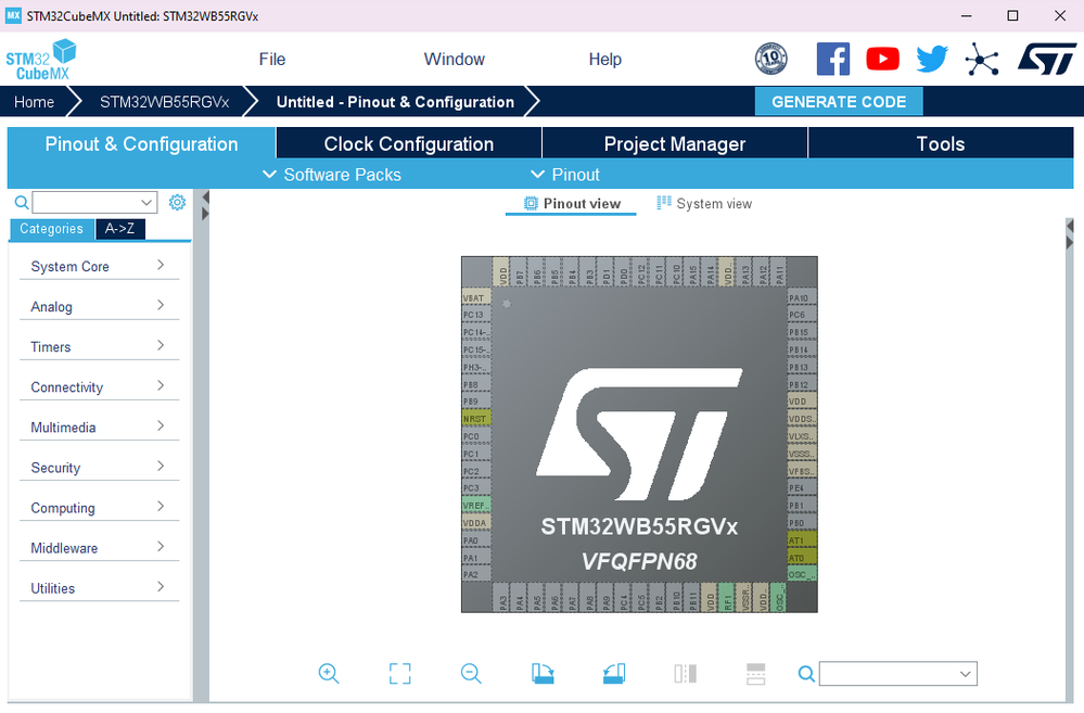 How Can I Output A Clock Signal To The Stm32s Mco