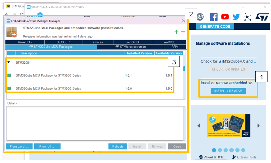 How To Update My Project S Current Stm32cube Firmw Stmicroelectronics Community