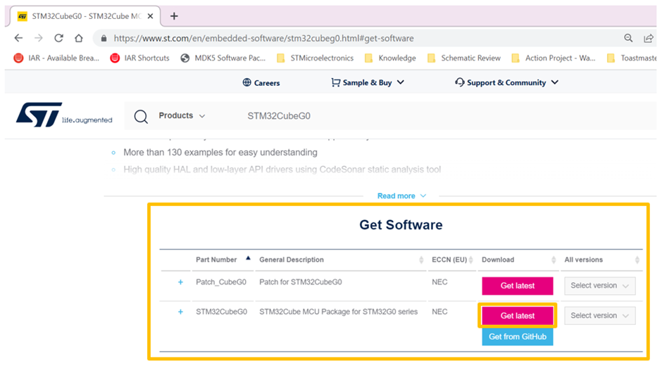How to update my project’s current STM32Cube firmw... - STMicroelectronics Community