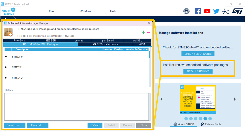 How Can I Check The Stm32cube Fw Version Used In M Stmicroelectronics Community