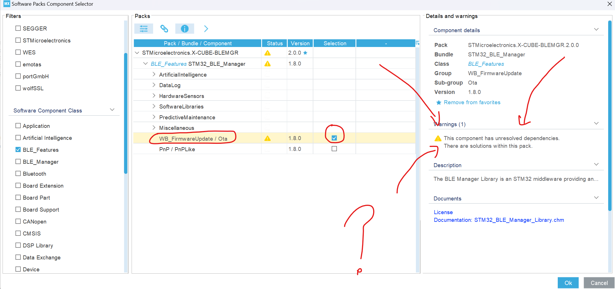 Problems with importing OTA Software Pack - STMicroelectronics Community