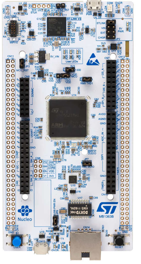 Solved: Nucleo-144 STM32H755ZI vs STM32F767ZI - STMicroelectronics Community