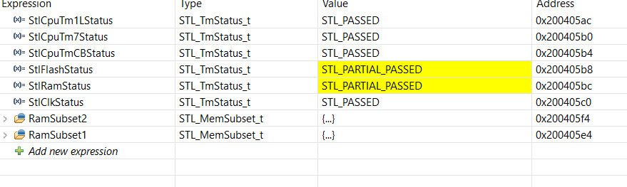 Query on Class B library thread x - STM32U585 MCU ... - STMicroelectronics Community