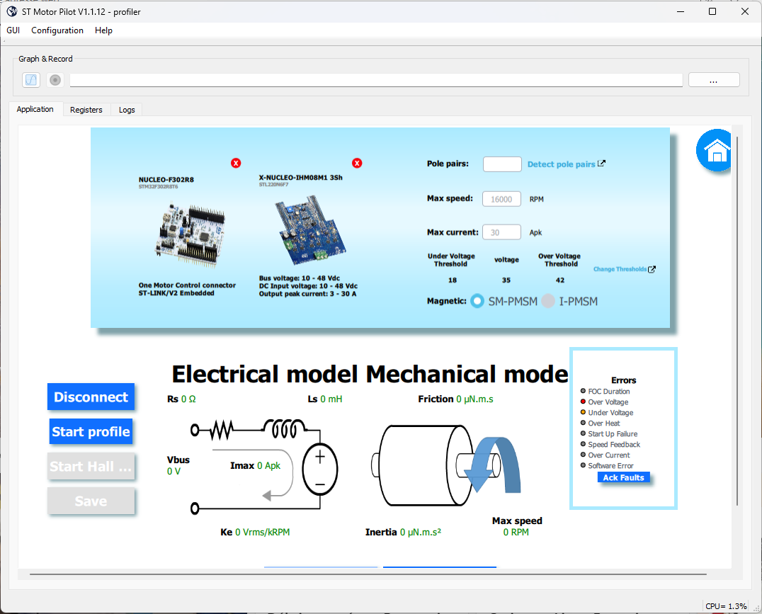 Solved I Cant Complete St Motor Profiler Nor Make My Mot Stmicroelectronics Community