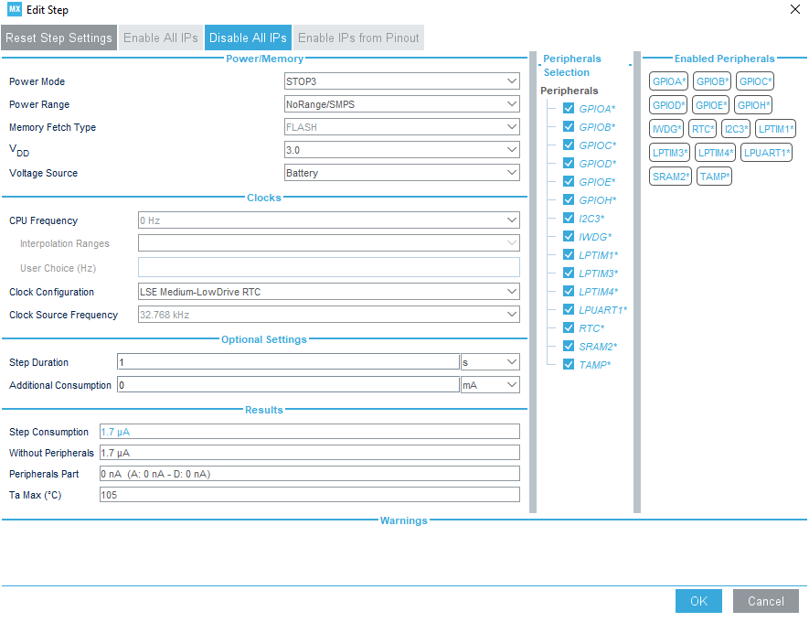 Power Consumption Calculation Issue For Stm32u5 Stmicroelectronics Community