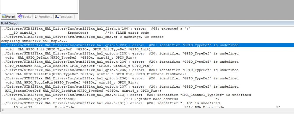 Solved: STM32CubeMX fails to generate normal files - STMicroelectronics ... Solved: STM32CubeMX fails to generate normal files - STMicroelectronics ...