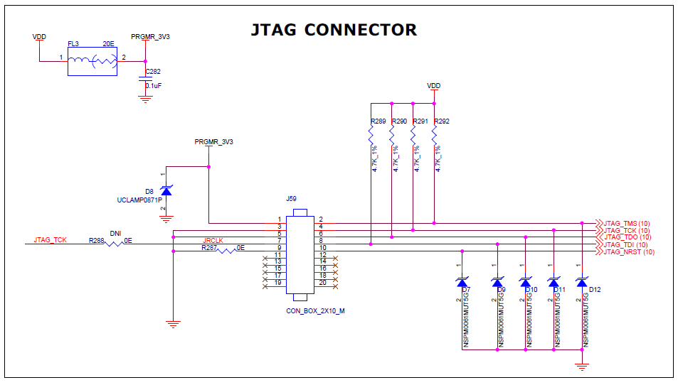 Query on JTAG connector pinouts for STM32MP131 MPU - STMicroelectronics ...