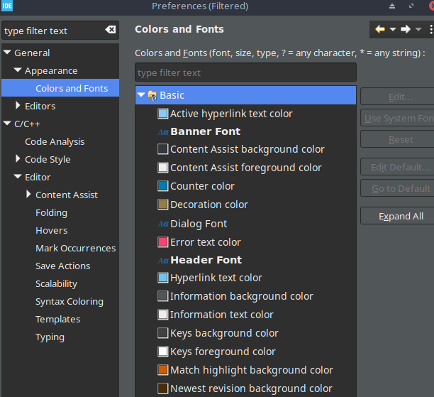 How do you change the background colour in STM32Cu ...