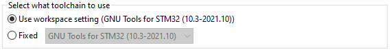 Solved: Toolchain version - STMicroelectronics Community