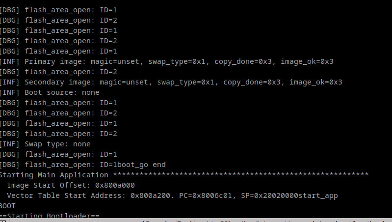 Porting mcuboot to stm32 image unset? - STMicroelectronics Community