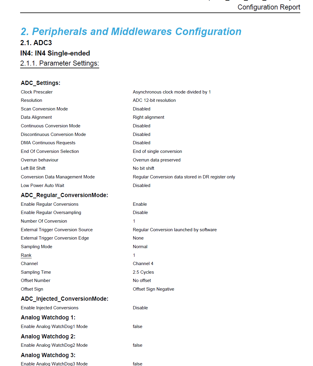 Solved Stm32cubemx And Stm32cubeide Configuration Report Stmicroelectronics Community 