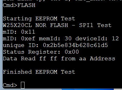 Solved: W25X20CL FLASH bring up with STM32H743 issue ...