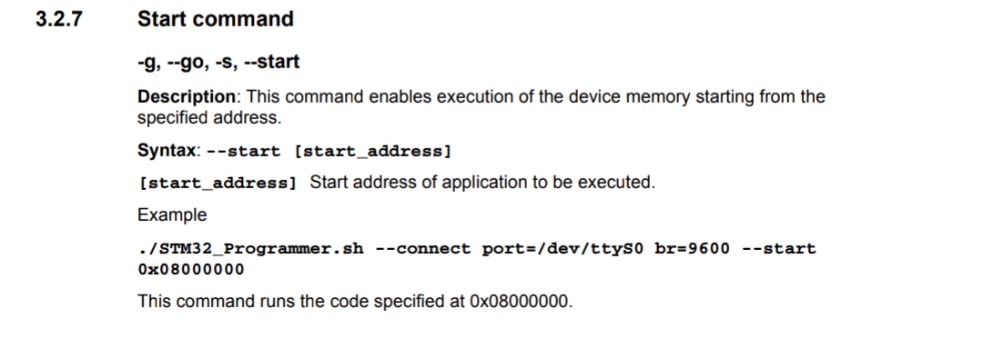 How To Write Firmware And Start It Automatically B Stmicroelectronics Community