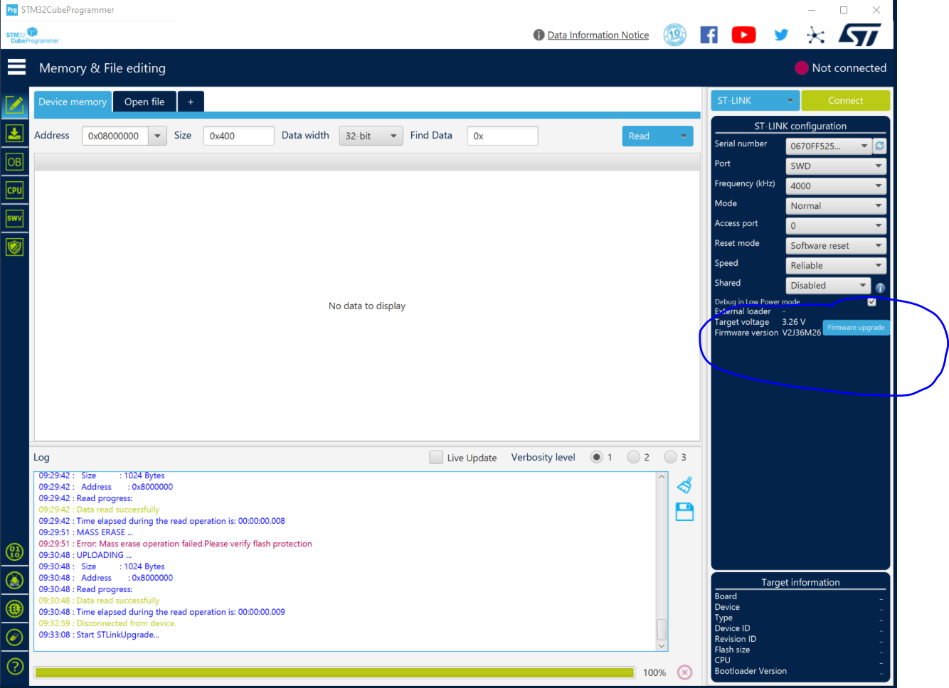 Solved Option Byte Programming Failed Upon Trying To Modi Stmicroelectronics Community 4534