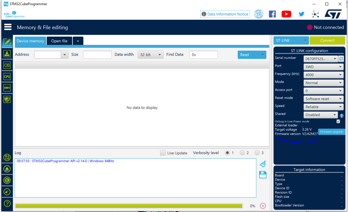 Solved Option Byte Programming Failed Upon Trying To Modi Stmicroelectronics Community 