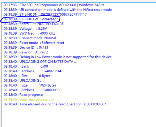 Solved Option Byte Programming Failed Upon Trying To Modi Stmicroelectronics Community
