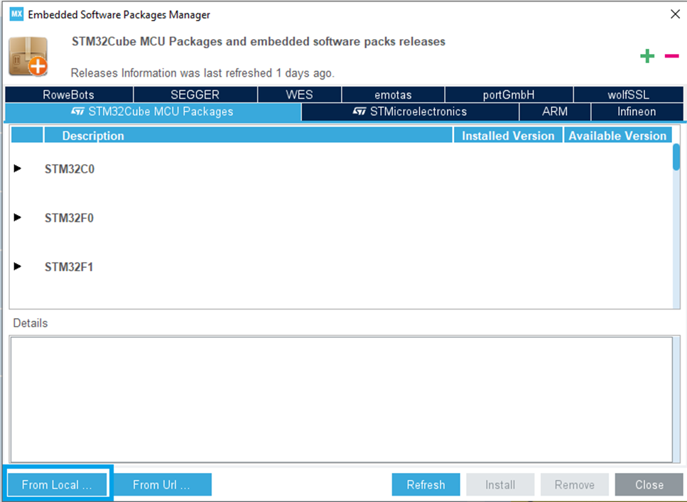 How To Set The Network Connection Parameters For S Stmicroelectronics Community