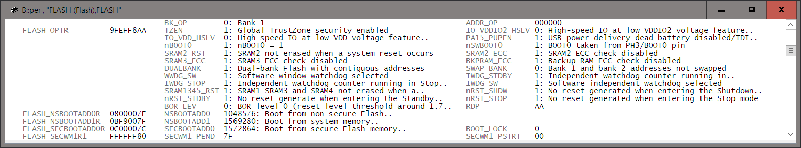 Solved Cortex M33stm32u5 Unprivileged Mode In Secure N Stmicroelectronics Community