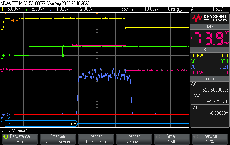 Problem With Stm32l4 Usart And Rs485 Mcu Misreads Stmicroelectronics Community