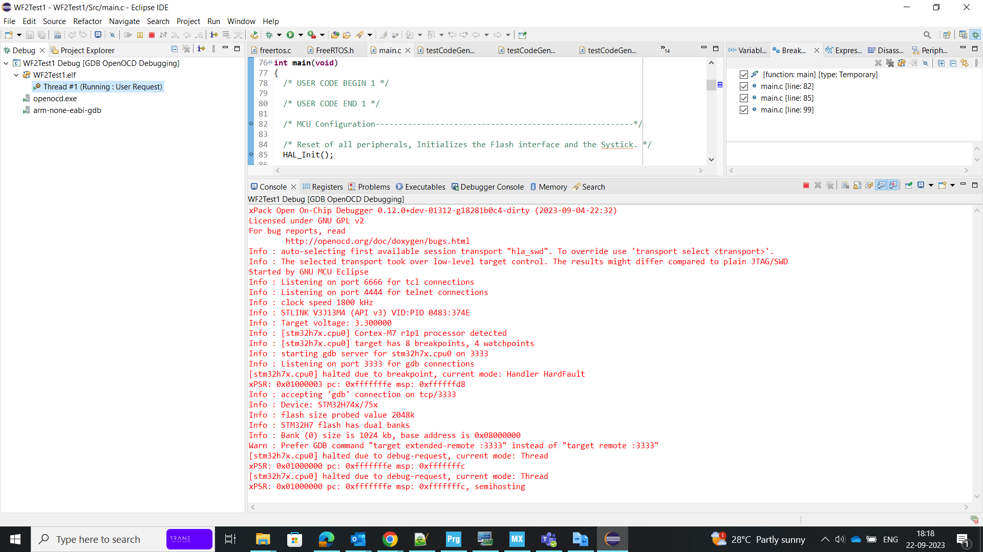 Flashing Not Happening Using Openocd Stmicroelectronics Community 