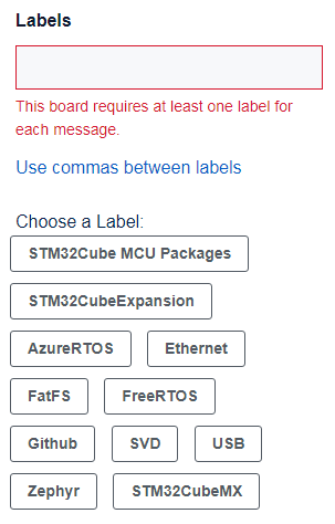 Missing labels - STMicroelectronics Community