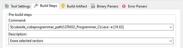 Solved Erase A Group Of Sectors Before Programming Stmicroelectronics Community