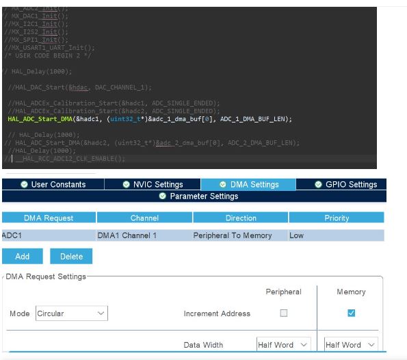 Solved Stm32g431 Adc Dma Using Hal Not Working Stmicroelectronics Community 