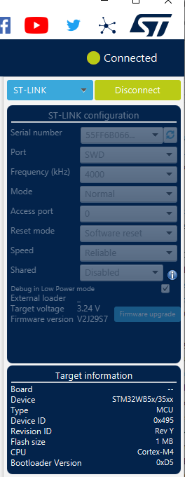 Solved: I can't make stm32_programmer_cli work. Please hel ... Solved: I can't make stm32_programmer_cli work. Please hel ...