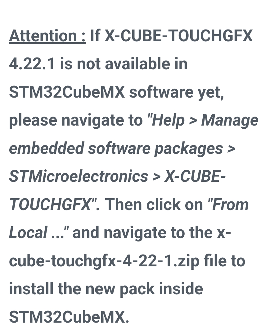 Solved Latest X Cube Touchgfx 4221 Does Not Appear Unde Stmicroelectronics Community 