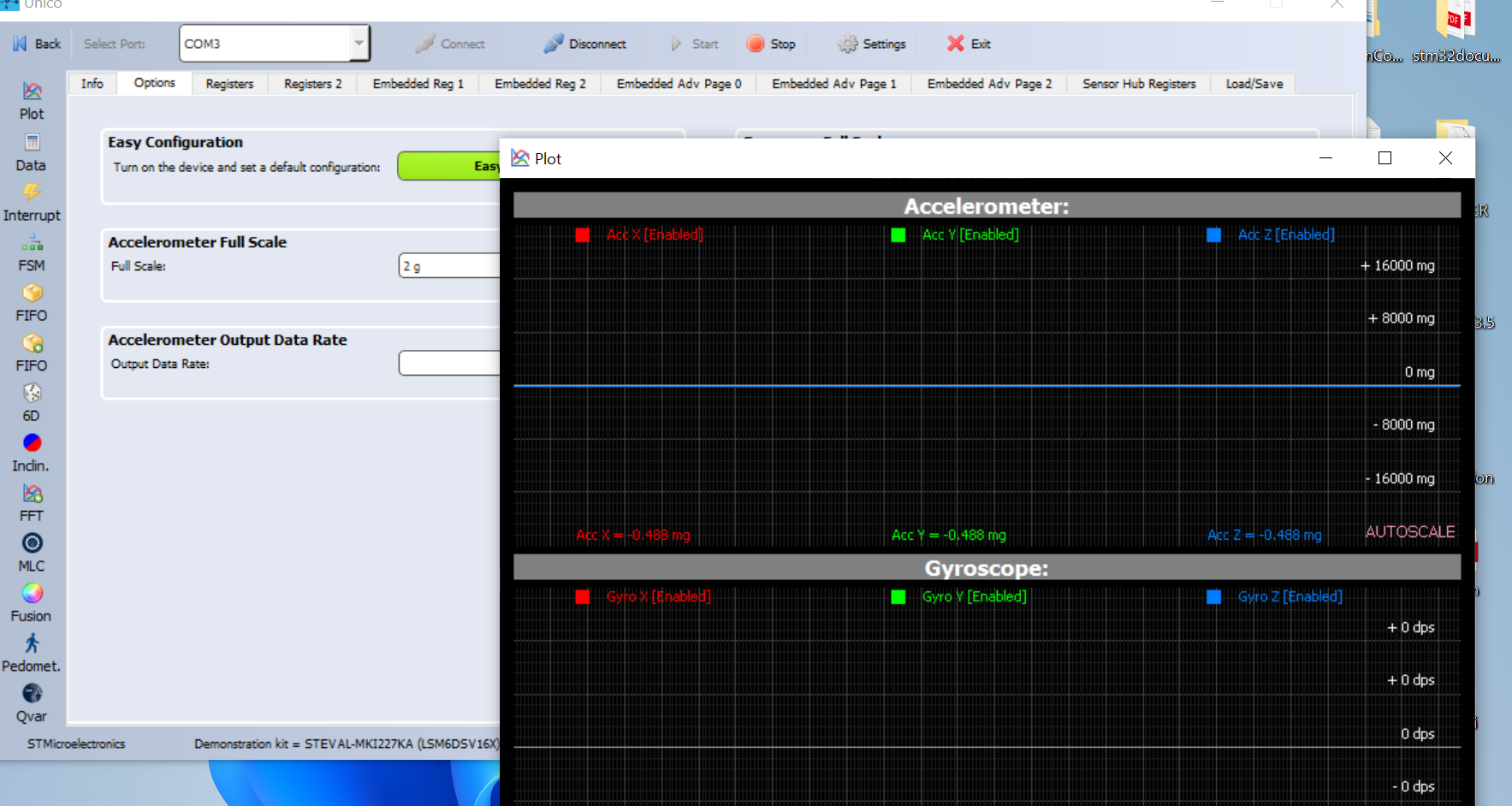Solved: UNICO GUI connect but does not work with MKI227KA - STMicroelectronics Community