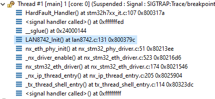 Solved: Lan8742 Hardfault - STMicroelectronics Community