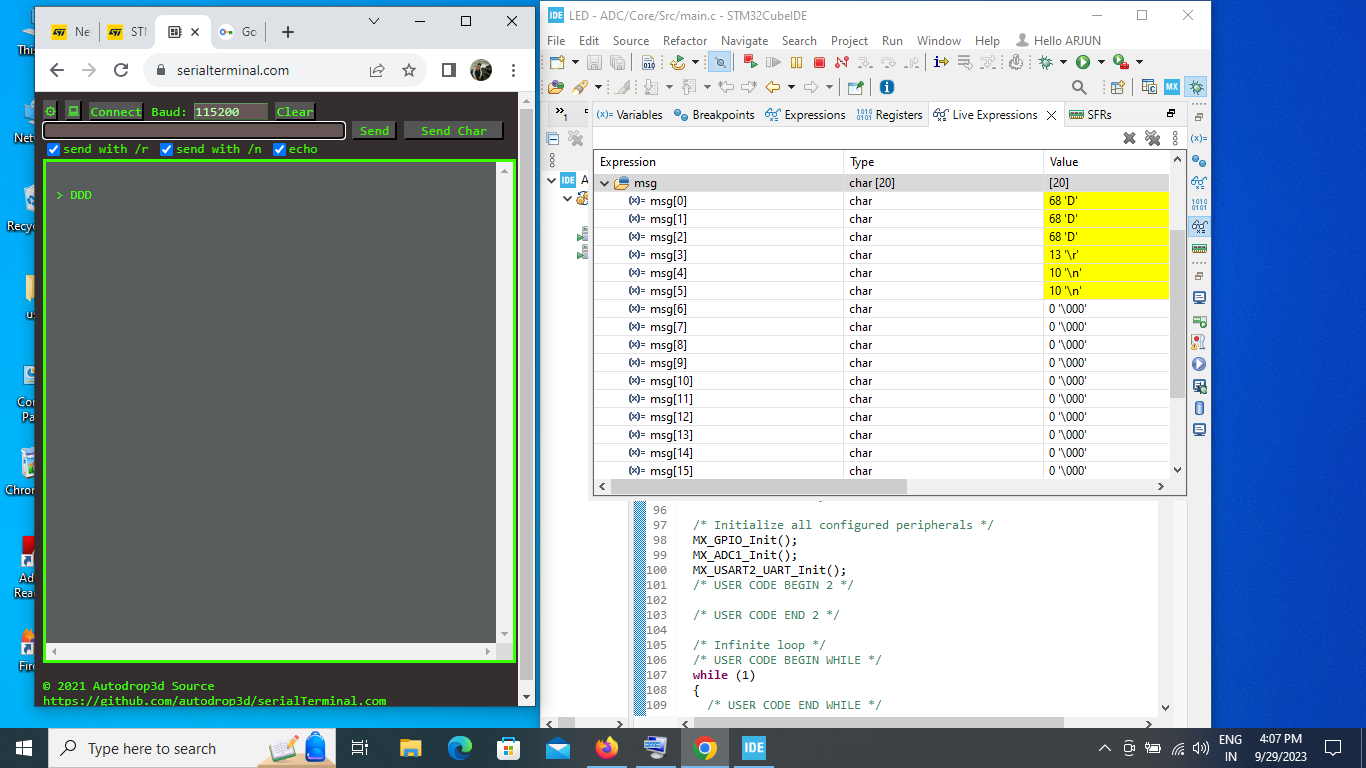 Solved: DOUBT:UART SERIAL RECEIVE - STMicroelectronics Community