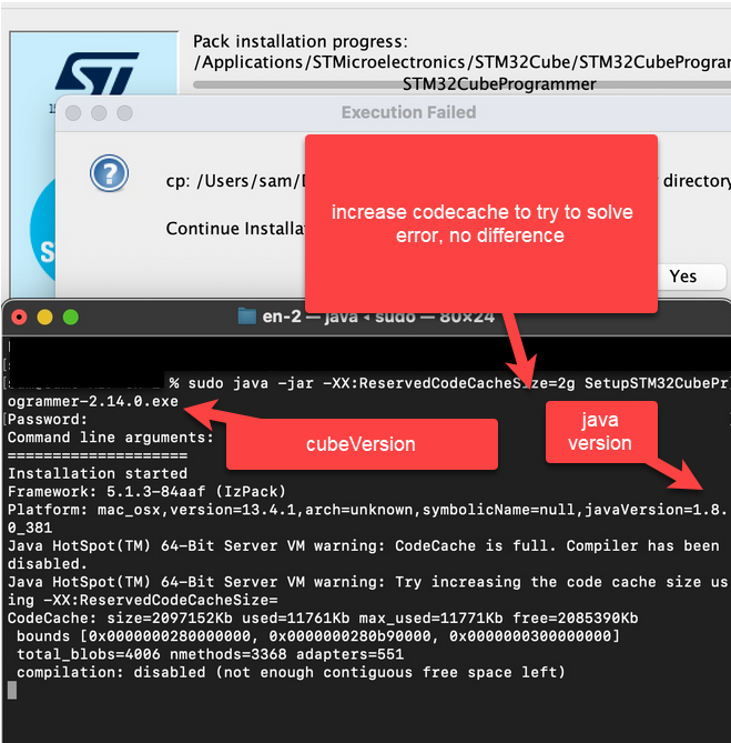 Solved Stm32cubeprogrammer Does Not Install Stmicroelectronics Community 7305