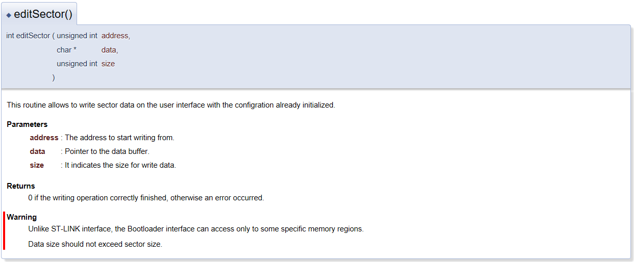 Solved Api From Stm32cubeprogrammer 2140 Stmicroelectronics Community