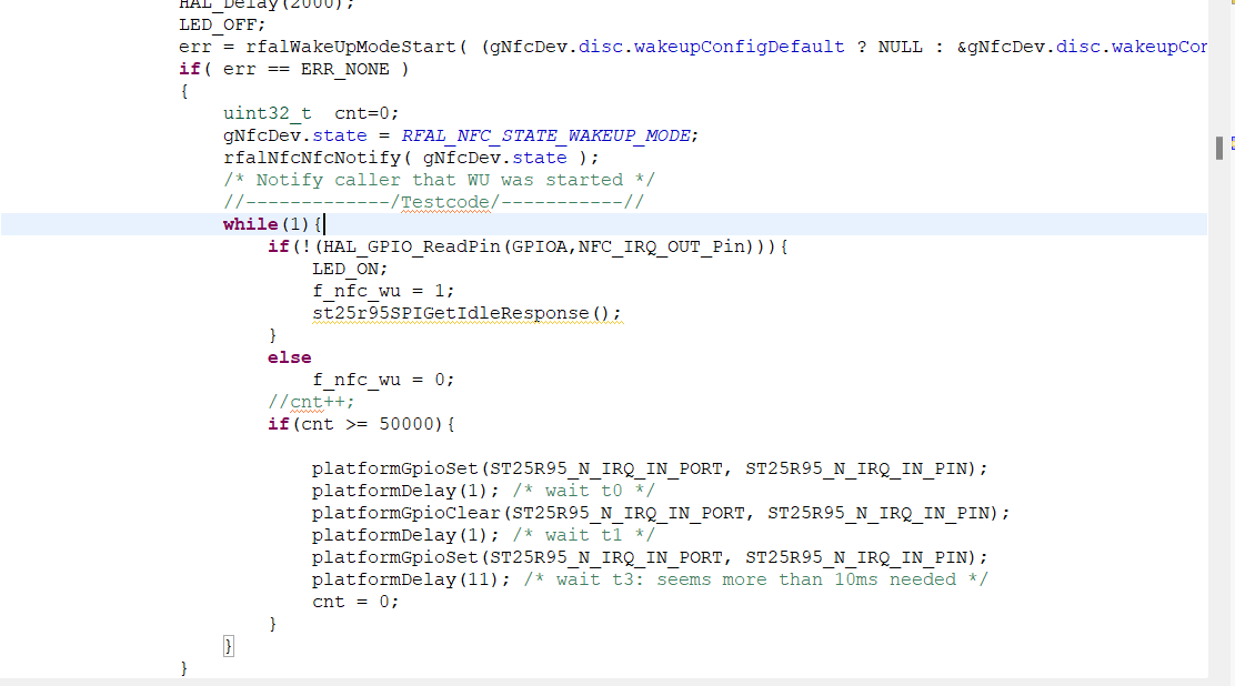 Solved: Problem with NFC-ST25R95 tag detection - STMicroelectronics Community
