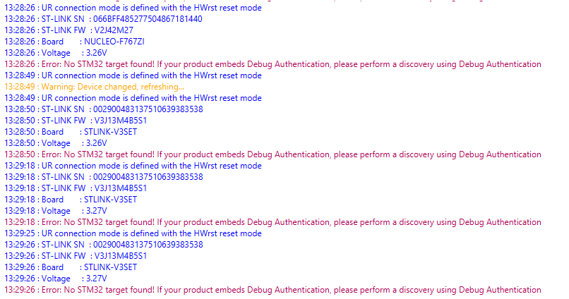 Problem To Program A Stm32h562zi Stmicroelectronics Community