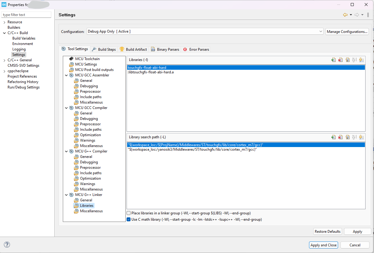 To to build a project in Cube IDE that contains to... - STMicroelectronics Community