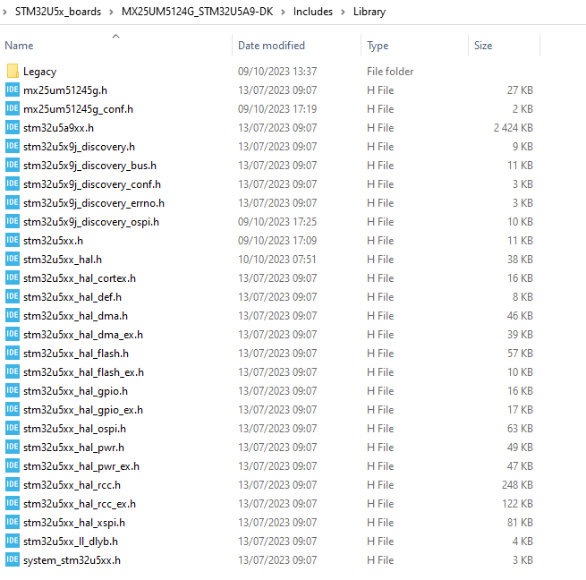 How to implement and use your own external flash l... - STMicroelectronics Community