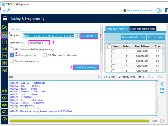 How To Implement And Use Your Own External Flash L Stmicroelectronics Community