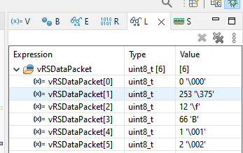 CubeIDE live expression Bug Report - STMicroelectronics Community