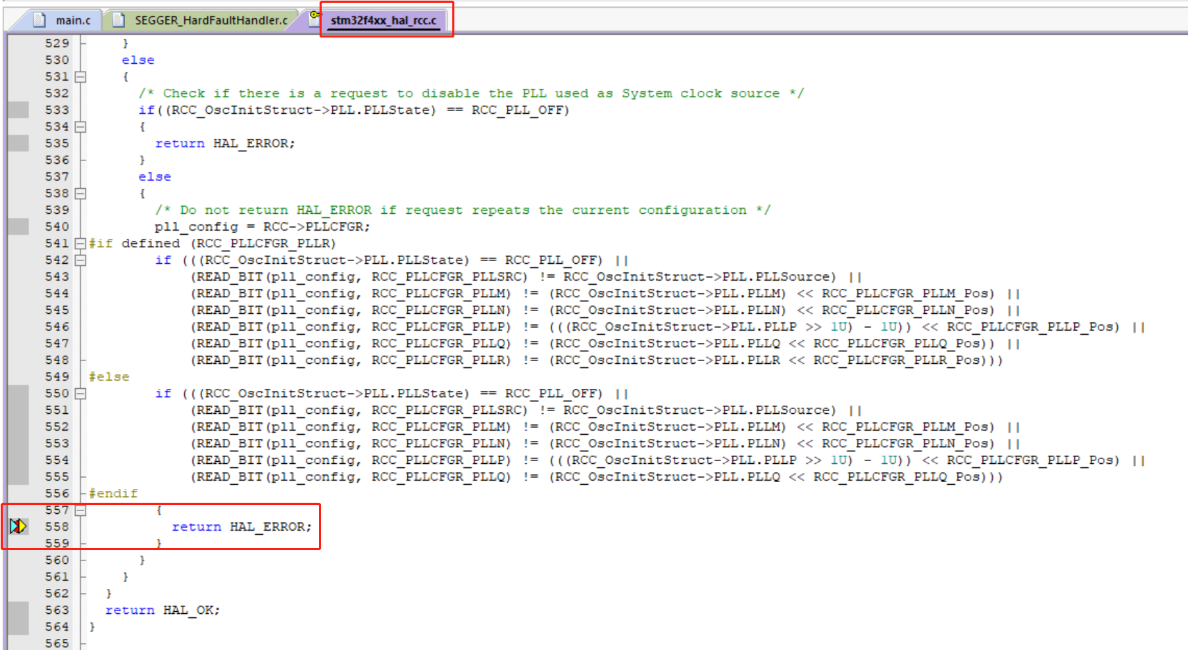 Solved Jump To Application Failed With Stm32f429ig Stmicroelectronics Community