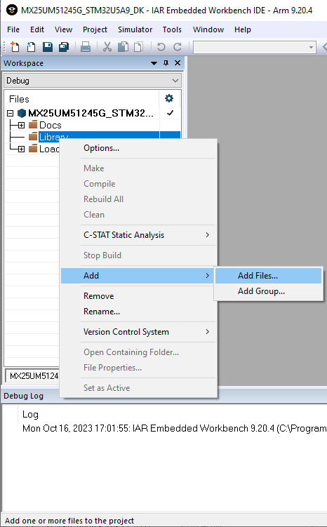 How To Implement And Use Your Own External Flash L Stmicroelectronics Community