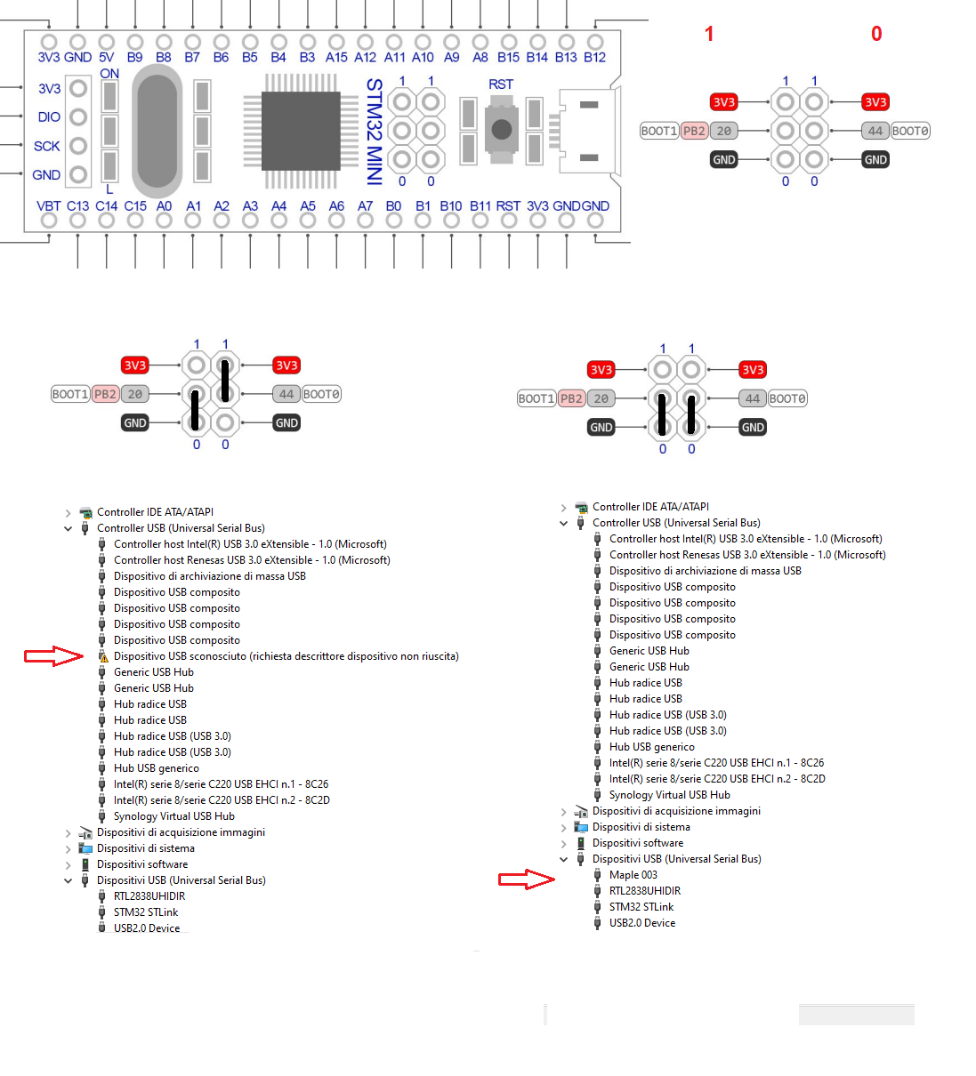 Solved: BlackPill RobotDyn how to program it ?? - STMicroelectronics Community