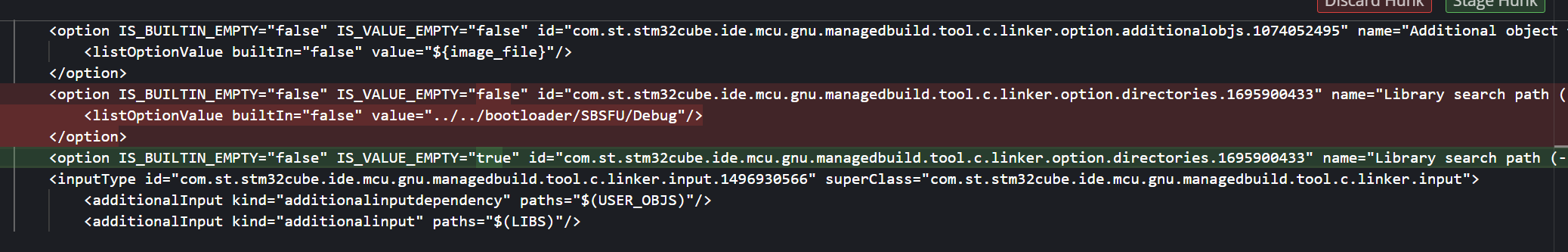 [bug] Cubemx Removes Linker Library Search Path On