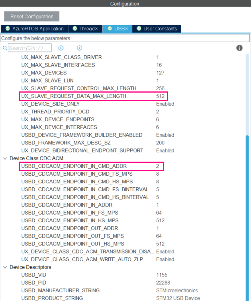 How To Implement The Usb Device Cdc Vcom In Stm3 Stmicroelectronics Community 1064