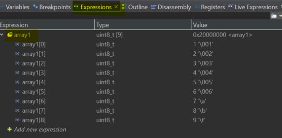 Cubeide Live Expression Bug Report Stmicroelectronics Community 