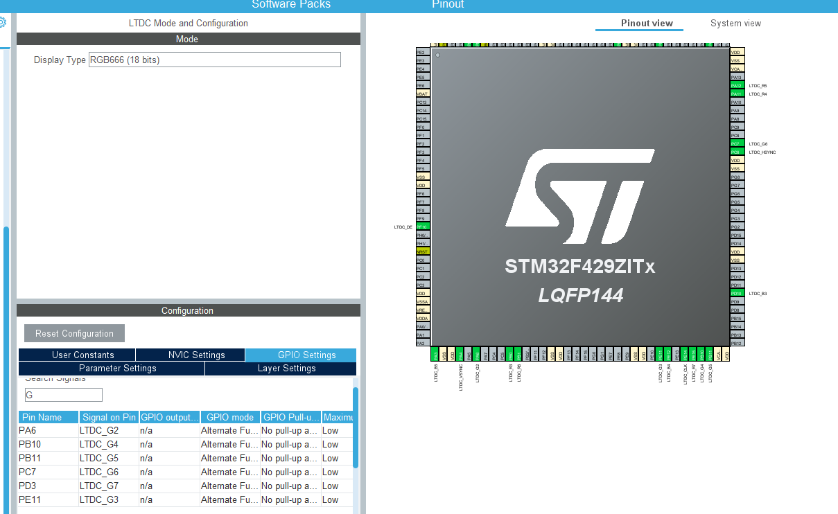 Solved Ltdc Create Configuration For Rgb De Mode Stmicroelectronics Community 