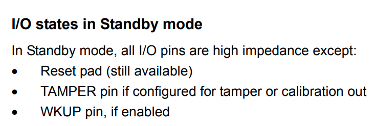 Solved: How to make standby mode pin stay low - STMicroelectronics Community